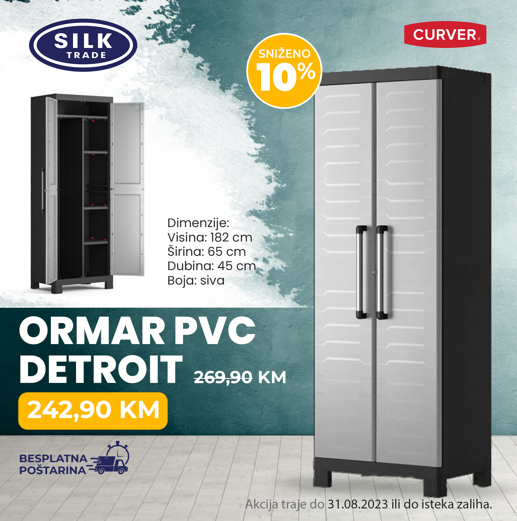 KIS Ormar PVC Detroit 65x45x182h