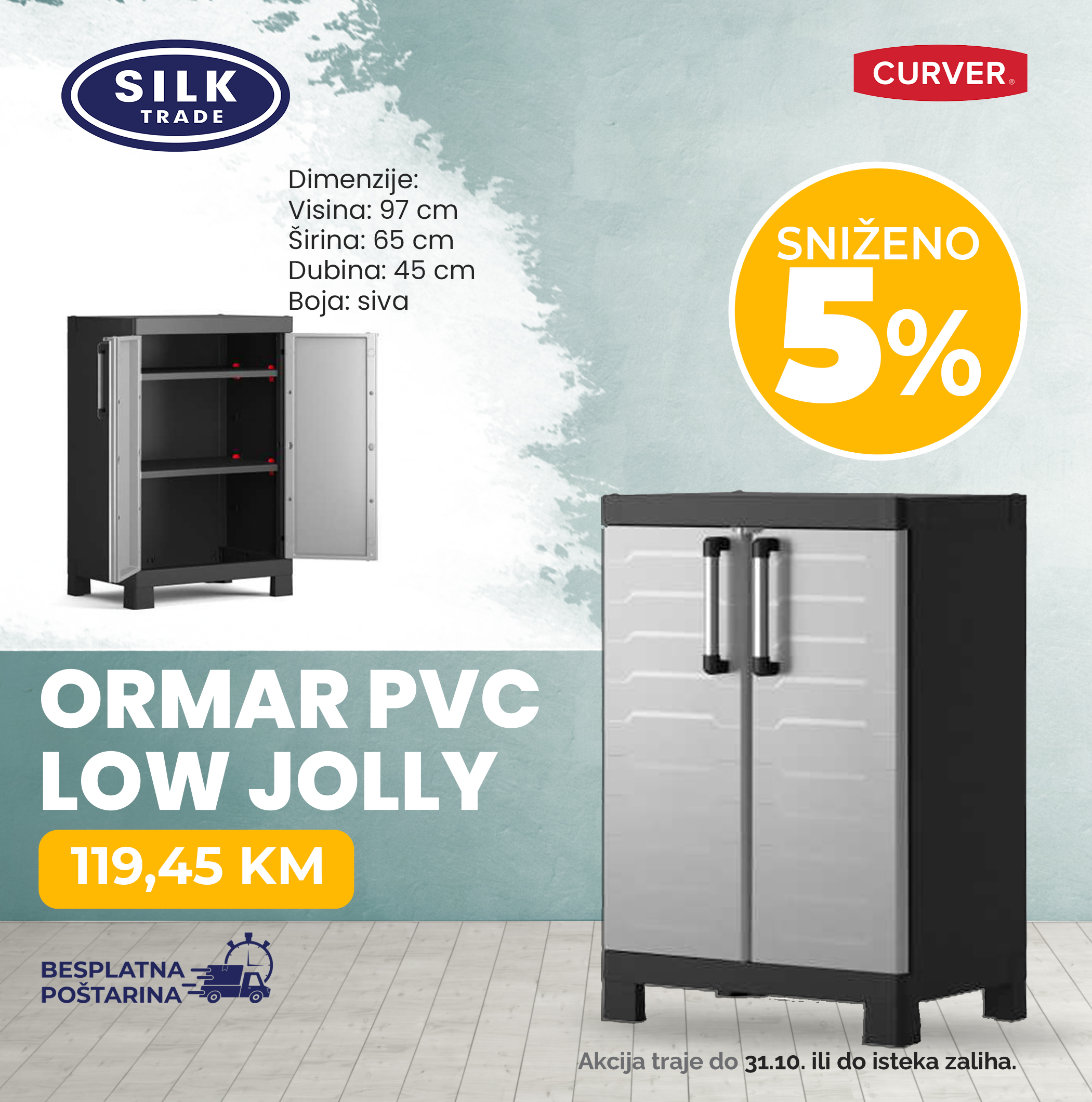 KIS Ormar PVC Detroit 65x45x97h