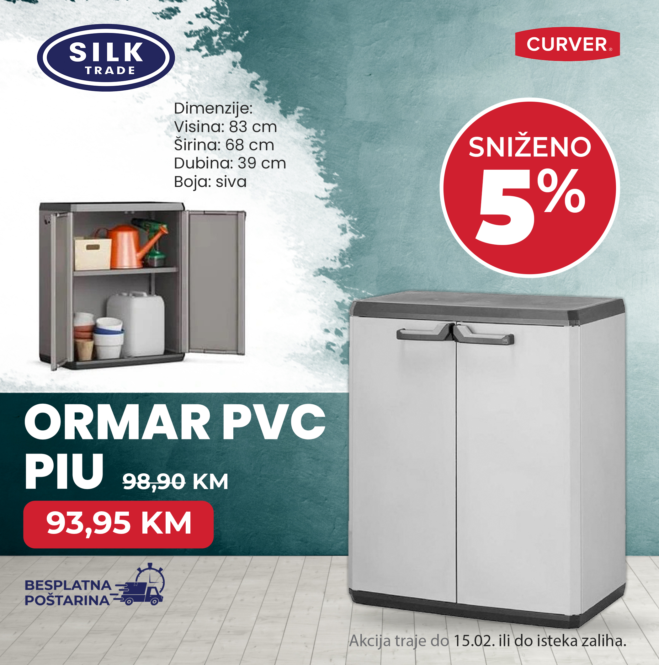 KIS Ormar PVC Piu 68x39x83h