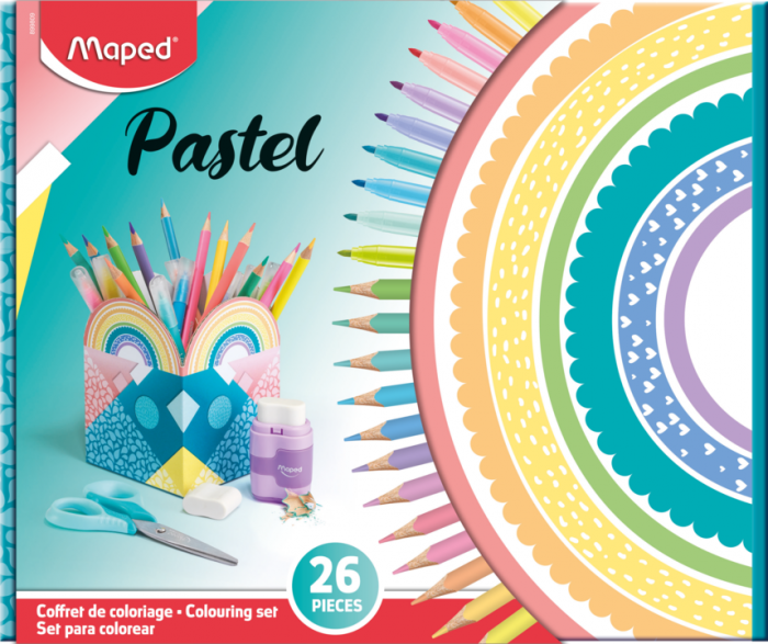 MAPED Set za bojenje 22/1 Pastel