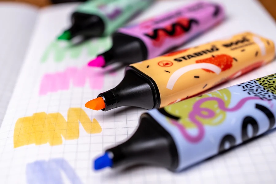 Tekstmarker 4/1 DECO PASTEL STABILO