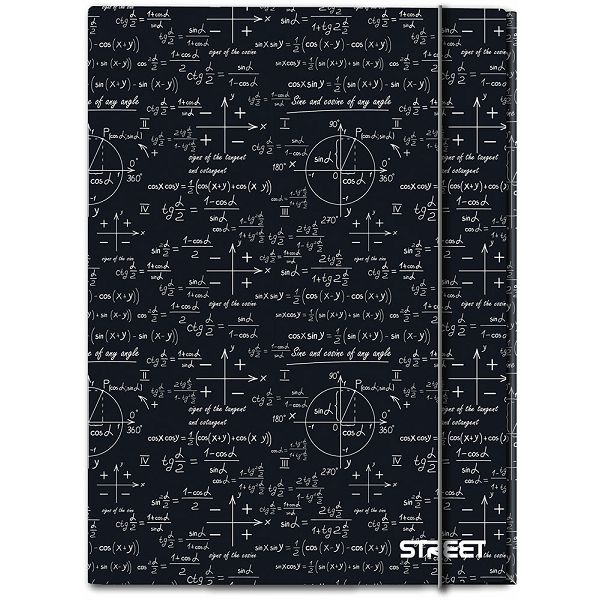 Mapa A4 sa lastikom MATH STREET OPTIMA