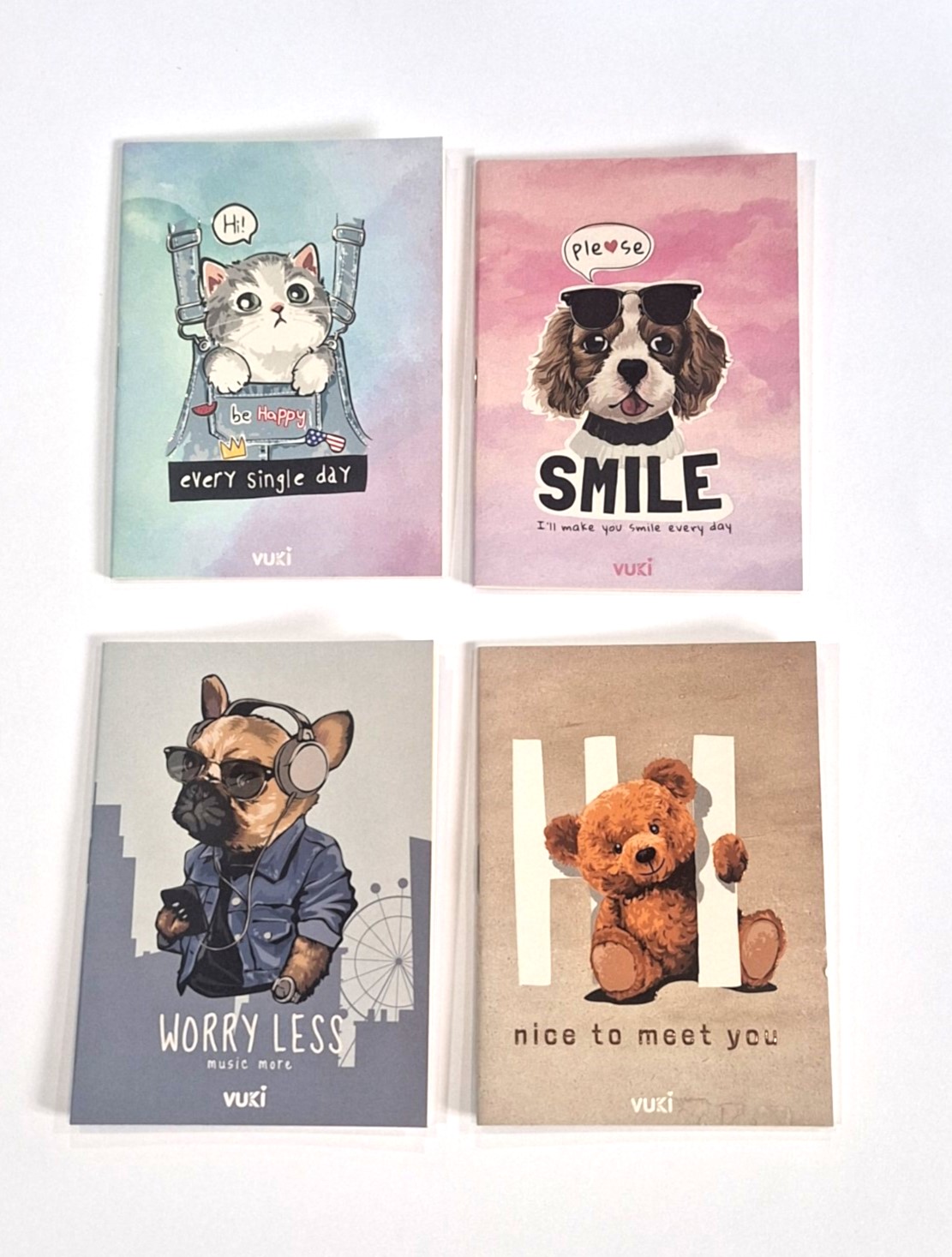 Notes mini CAT & DOG VUKI