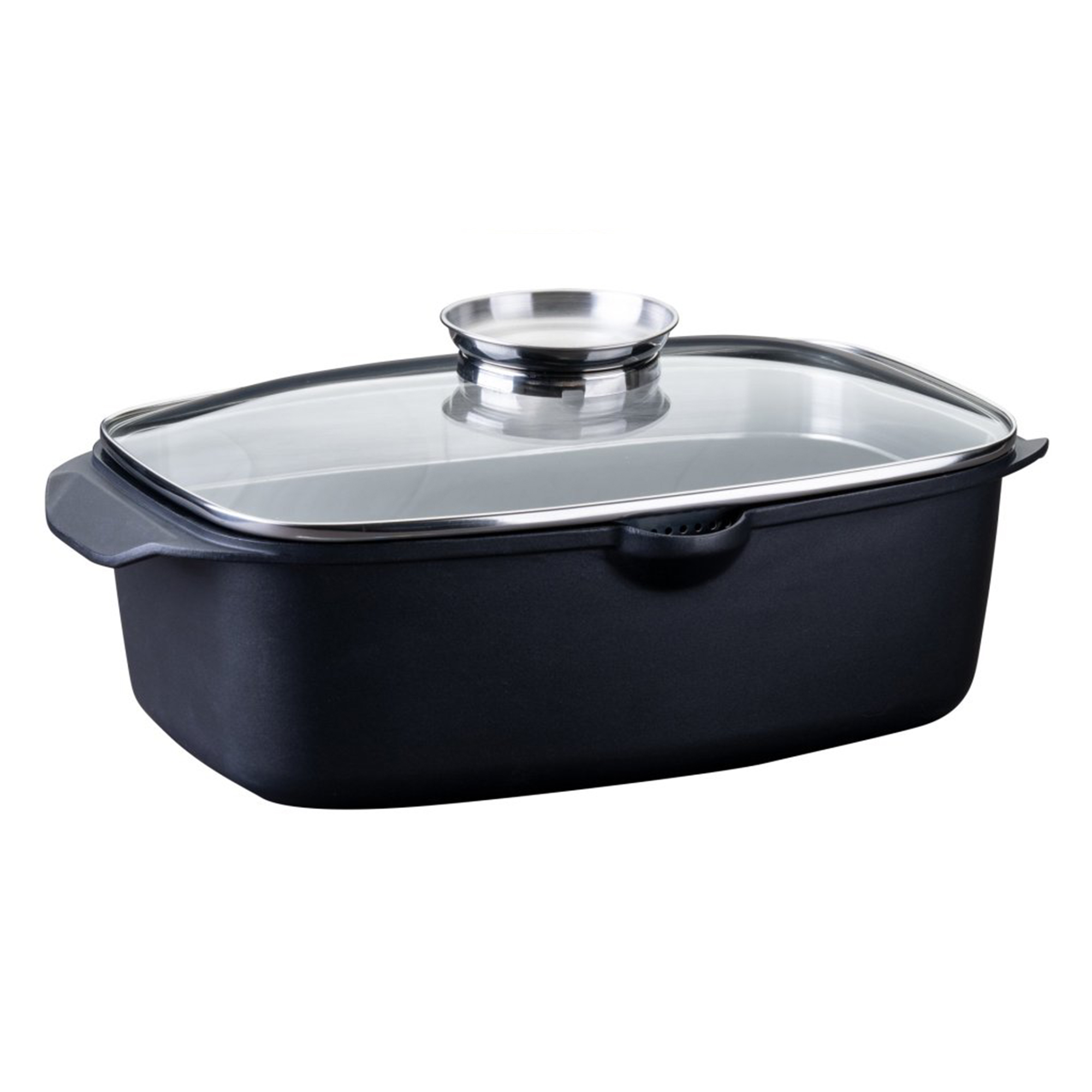 FACKELMANN Pekač s staklenim poklopcem 32x21x10 ROASTER